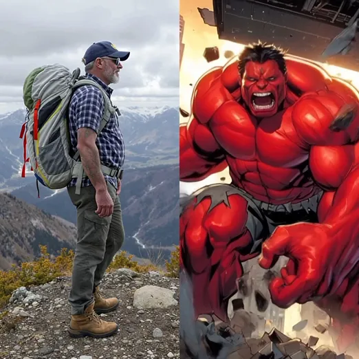 Free AI Hulk Transformation for superhero effect videos